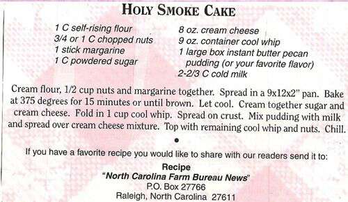 Holy Smoke Cake | Blind Pig and The Acorn